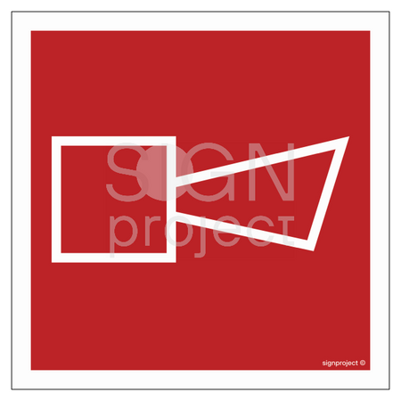 BA009 Sounder 35 x 35 cm \ PN - płyta sztywna 1mm | SAFETY SIGNS - FIRE ...