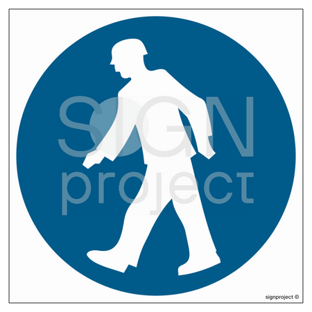 GK020 Order to pass in a marked place 50 x 50 cm \ FS - folia ...