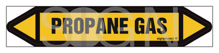 JF356 PROPANE GAS - sheet of 4 stickers 33,8 x 6 cm \ FN - folia ...
