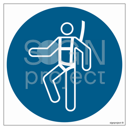 GJ018 Order to wear a harness 10 x 10 cm \ FN - folia samoprzylepna ...