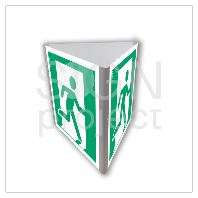 AE802 Right side emergency exit (3D wall) 10 x 10 cm \ PN - płyta ...