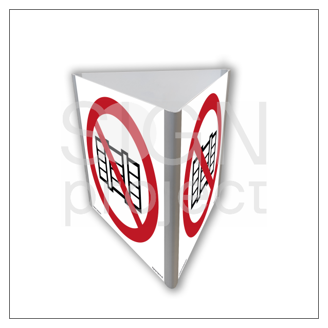 BA804 No obstruction (3D Wall) 15 x 15 cm \ PS - płyta sztywna 1mm ...