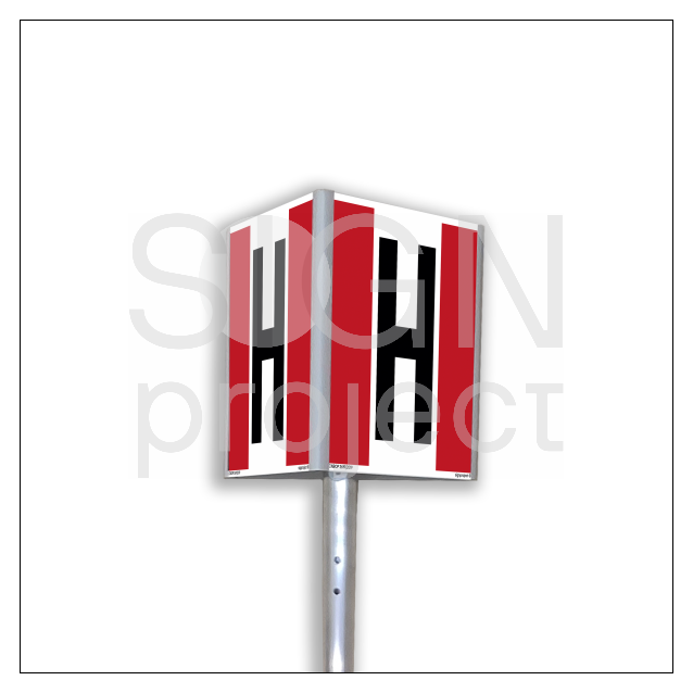 BB713 External hydrant + post (3D to the post) 25 x 25 cm \ PN - płyta ...