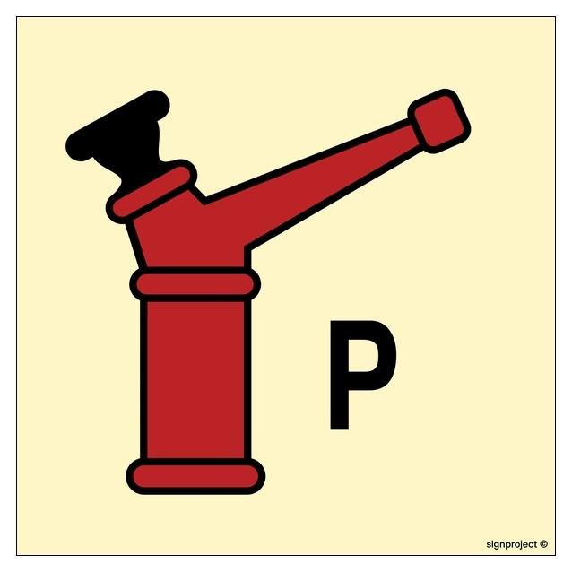 FA052 Powder monitor (gun) 25 x 25 cm \ TS - płyta TD ...