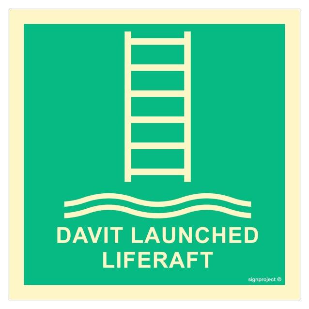 FB010 Embarkation ladder 30 x 30 cm \ TS - płyta TD fotoluminescencyjna ...