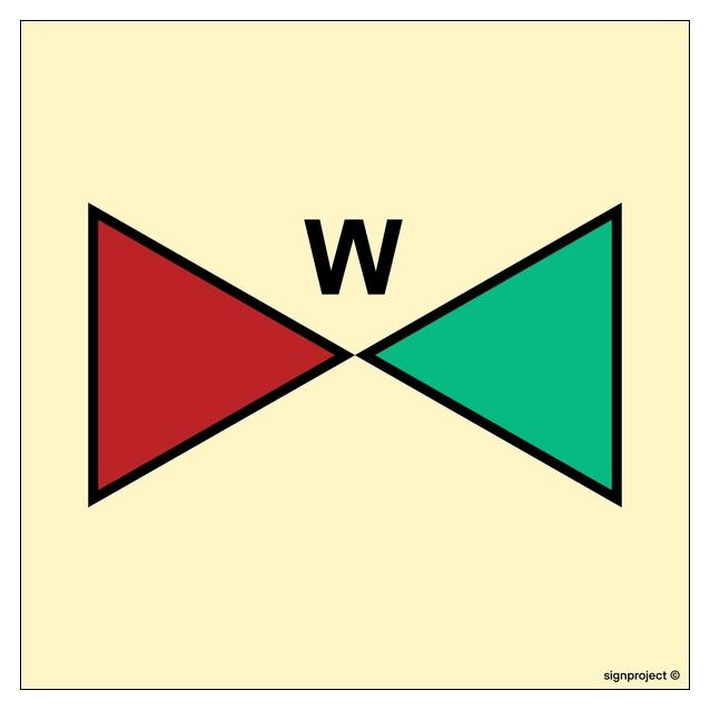 FE068 Fire main section valve 25 x 25 cm \ TS - płyta TD ...