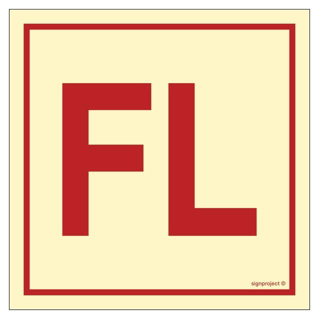 FE125 Fire fighters outfit Locker 15 x 15 cm \ TS - płyta TD ...