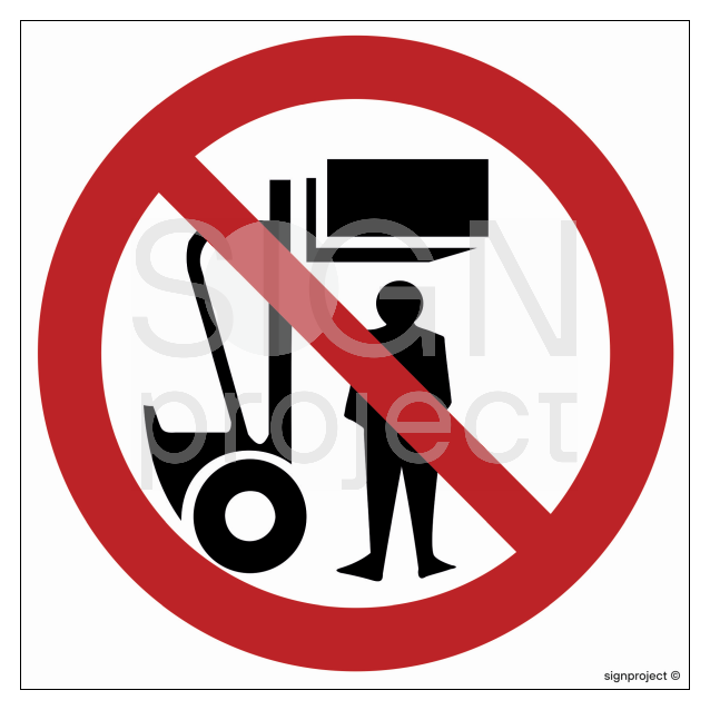 GB003 No standing under load 50 x 50 cm \ KN - folia podłogowa | SAFETY ...