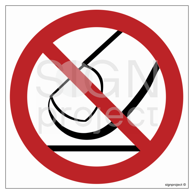 GB024 Do not touch 25 x 25 cm \ KN - folia podłogowa | SAFETY SIGNS ...