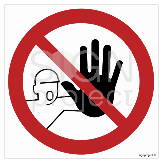 GB053 No Unauthorized Access - sheet of 12 stickers 5 x 5 cm \ FS ...