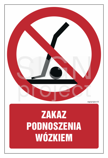GC035 Do not lift forklift - sheet of 9 stickers 5 x 7,5 cm \ FS ...