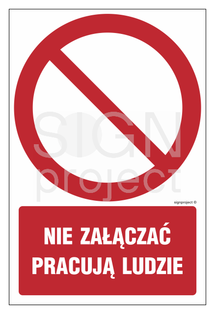 GC043 Do not attach people work - sheet of 9 stickers 5 x 7,5 cm \ FN ...