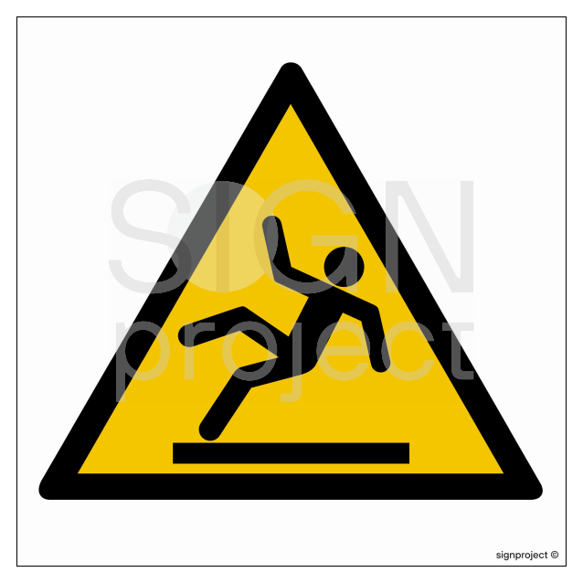 GE009 Danger of slipping 20 x 20 cm \ KS - folia podłogowa ...