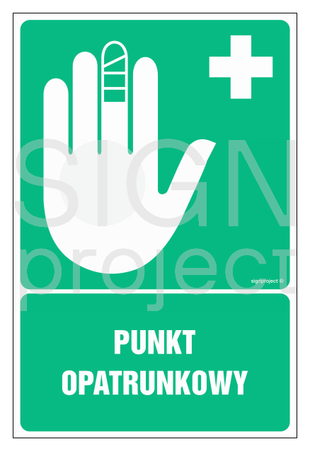 GI007 Dressing point 30 x 45 cm \ FN - folia samoprzylepna | SAFETY ...