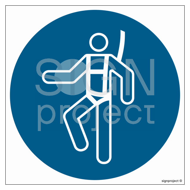 GJ018 Order to wear a harness 20 x 20 cm \ FS - folia samoprzylepna ...