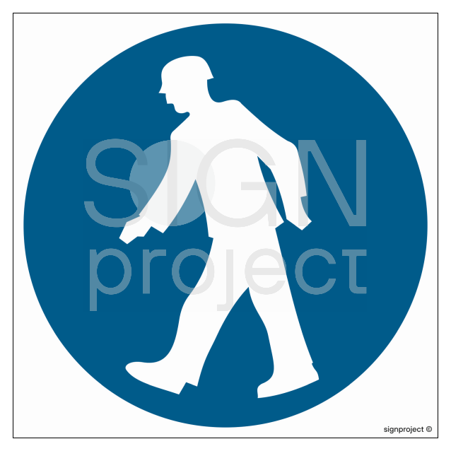 GK020 Order to pass in a marked place 50 x 50 cm \ FS - folia ...