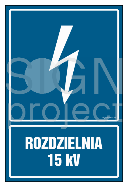 HG039 Switchgear 15 kV 50 x 75 cm \ PN - płyta sztywna 1mm | Electrical ...