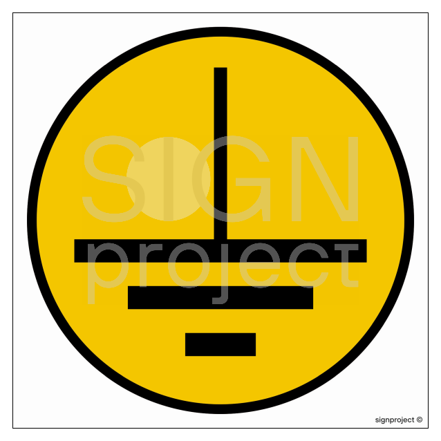 HJ001 Earth indicator 50 x 50 cm \ PN - płyta sztywna 1mm | Electrical ...