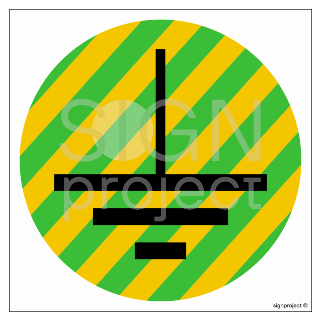 HJ002 Earth indicator 35 x 35 cm \ FN - folia samoprzylepna ...