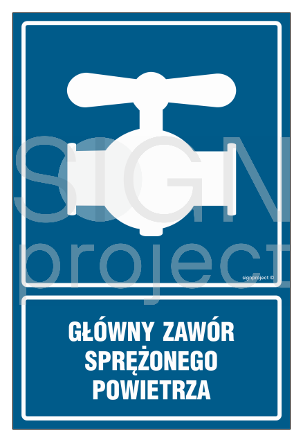 JD040 Main compressed air valve 7,5 x 11,3 cm \ FN - folia ...