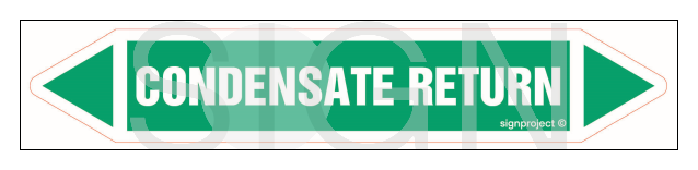 JF093 Condensate return - sheet of 5 stickers 22,5 x 4 cm \ FN - folia ...