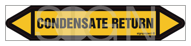 JF094 Condensate return - sheet of 5 stickers 22,5 x 4 cm \ FN - folia ...