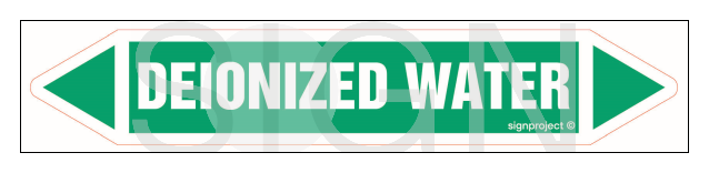 JF113 Deionized water - sheet of 2 stickers 56,3 x 10 cm \ FN - folia ...