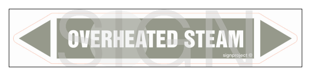 JF300 OVERHEATED STEAM - sheet of 2 stickers 56,3 x 10 cm \ FN - folia ...