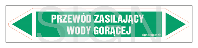 JF380 HOT WATER SUPPLY LINE - sheet of 4 stickers 33,8 x 6 cm \ FN ...