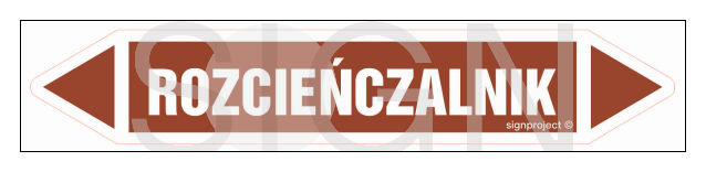 JF405 THINNER - sheet of 4 stickers 33,8 x 6 cm \ FN - folia ...