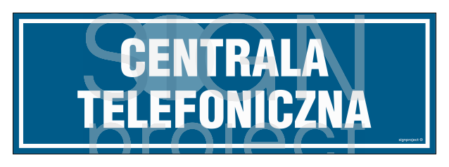 PA133 Telephone switchboard 60 x 20 cm \ FN - folia samoprzylepna ...