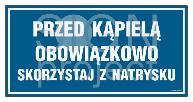 PA544 Take a shower before bathing - sheet of 6 stickers 10 x 5 cm \ FN ...