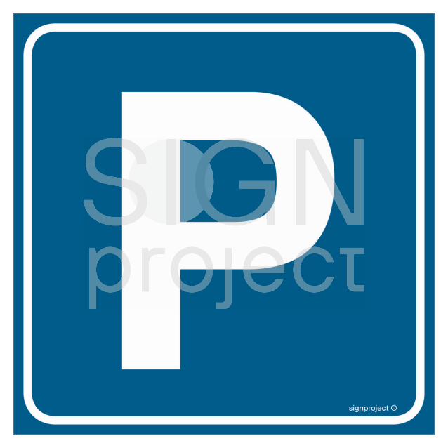 RA117 Parking lot 10 x 10 cm \ PN - płyta sztywna 1mm | Information ...