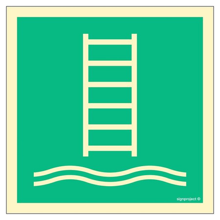 FB011 Embarkation ladder w/o text 20 x 20 cm \ TS - płyta TD ...