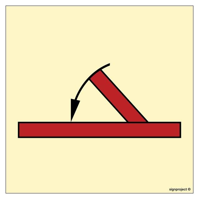 FE010 A class self closing fire door 30 x 30 cm \ TS - płyta TD ...