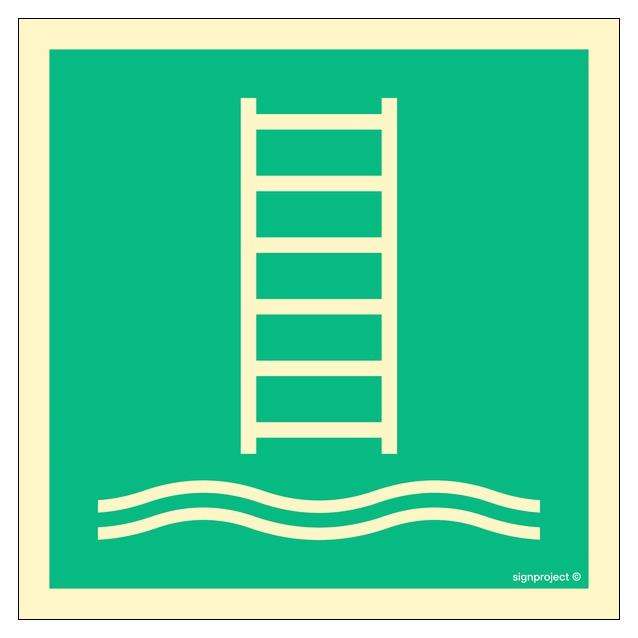 FB011 Embarkation ladder w/o text 5 x 5 cm \ TS - płyta TD ...